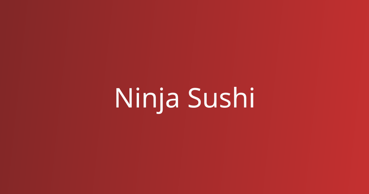 Order Authentic Thai Online | Ninja Sushi - Pickup or Delivery Available